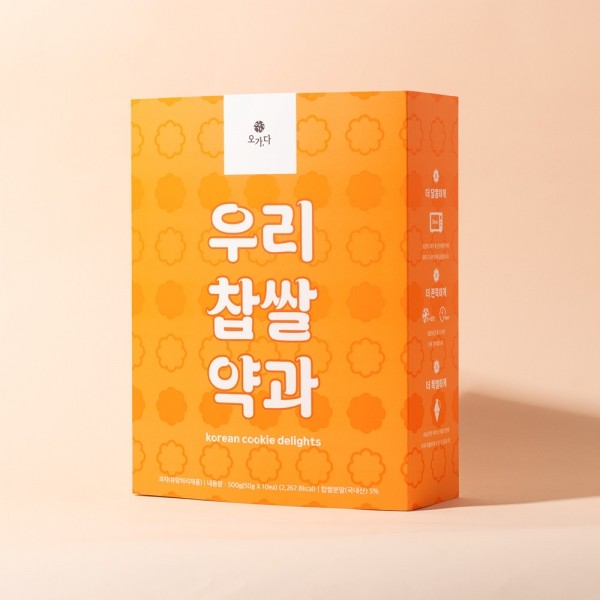 [Since 2009] 오가다 우리찹쌀약과 세트(50g x 10개) - CJ프레시마켓